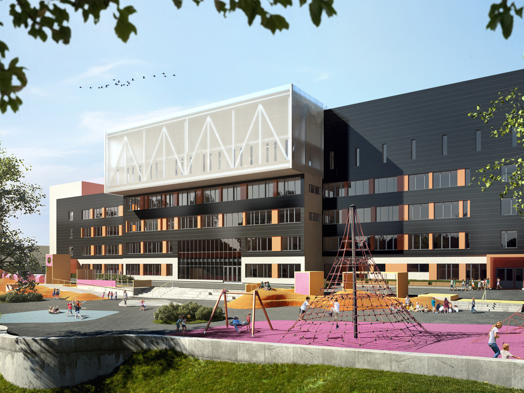 Brynseng skole og flerbrukshall - Advansia